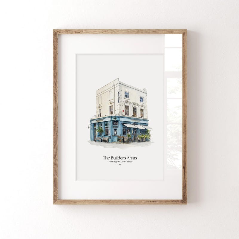 Custom Pub Drawing - Etsy UK