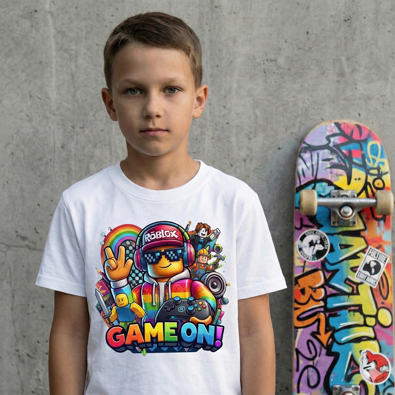 Watercolor Roblox Rainbow Boy PNG, Gaming Design (digital Download) - Etsy