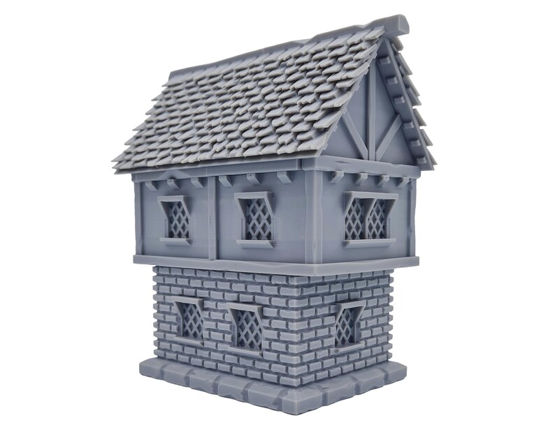 Medieval Fantasy Cottage - 3D Printed 28mm Scale Terrain - Scenery and ...