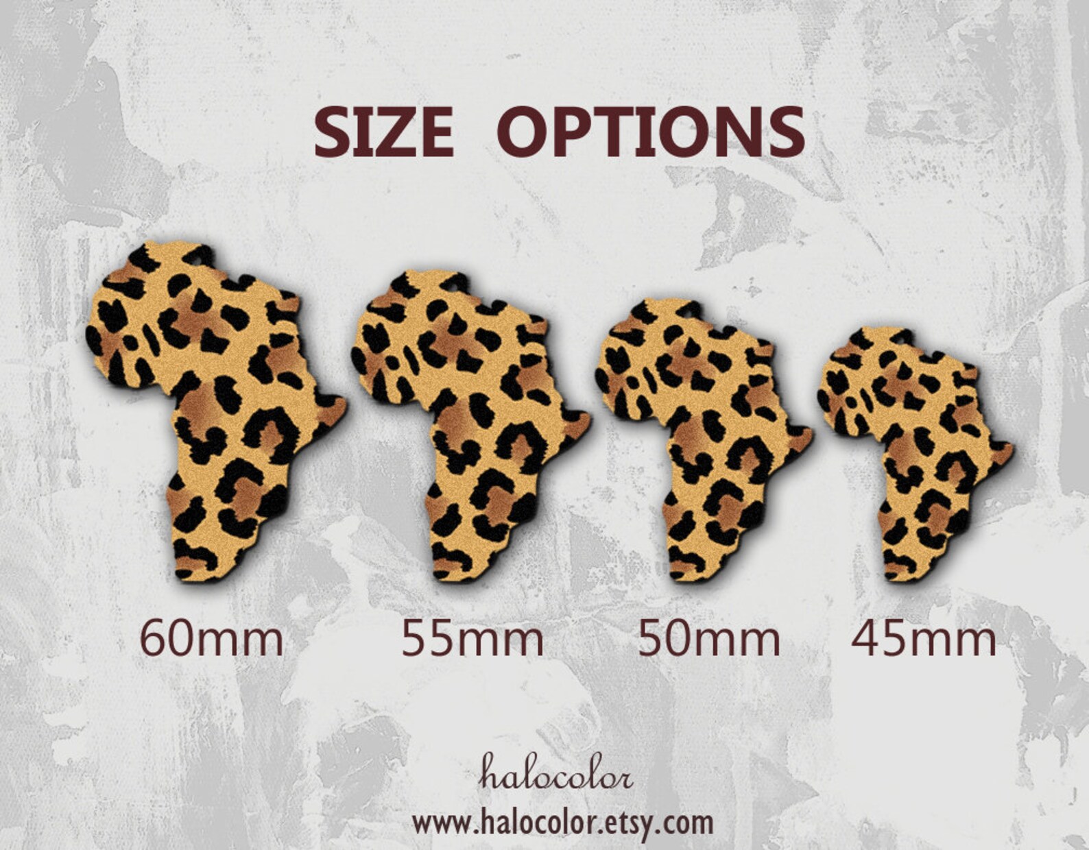 Print Series 2 Pcs Filigree Africa Map Wood Charm / Wooden - Etsy