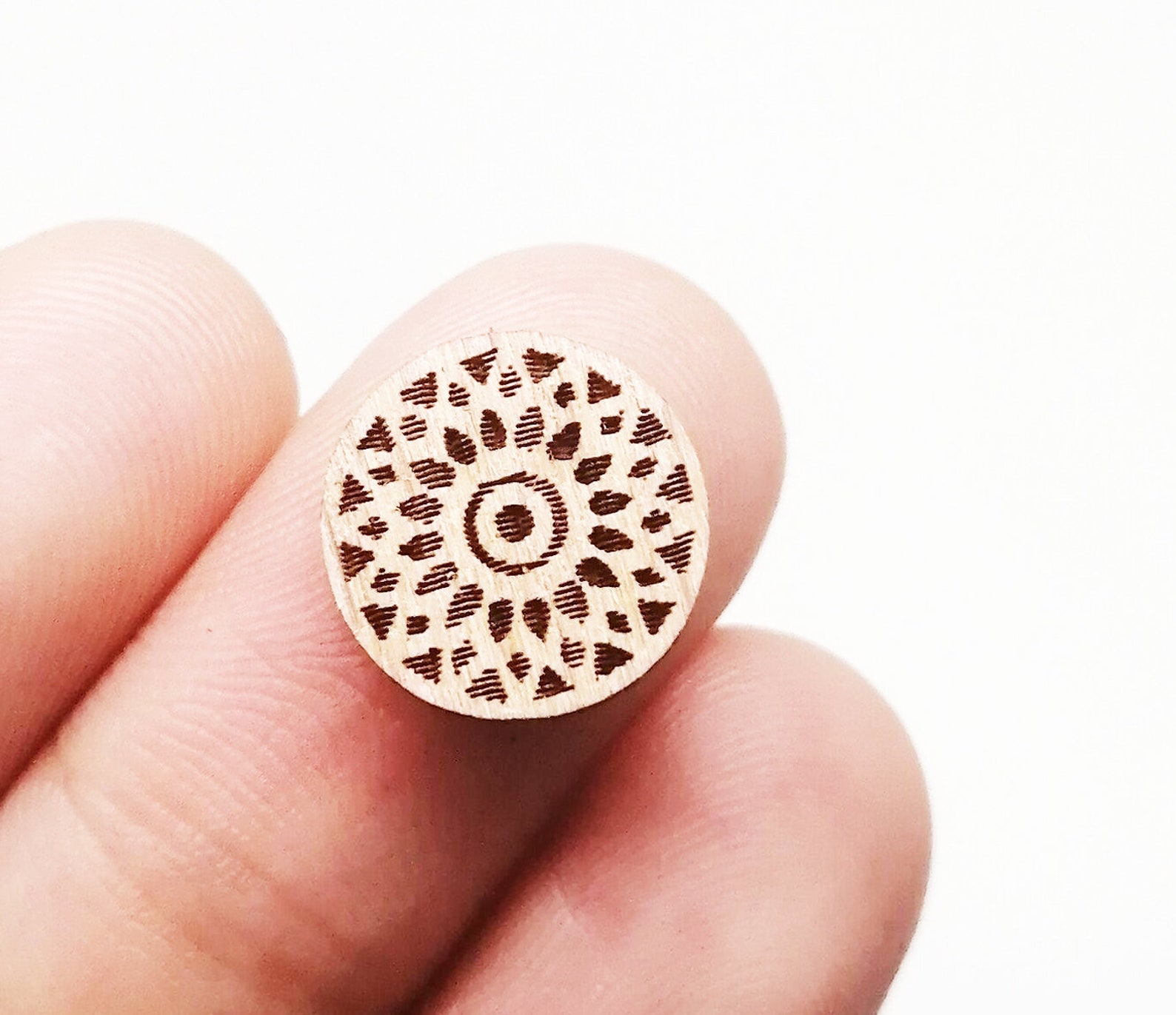NEW 10 Pcs Filigree Laser Cut Minimalist Wood Charm / - Etsy