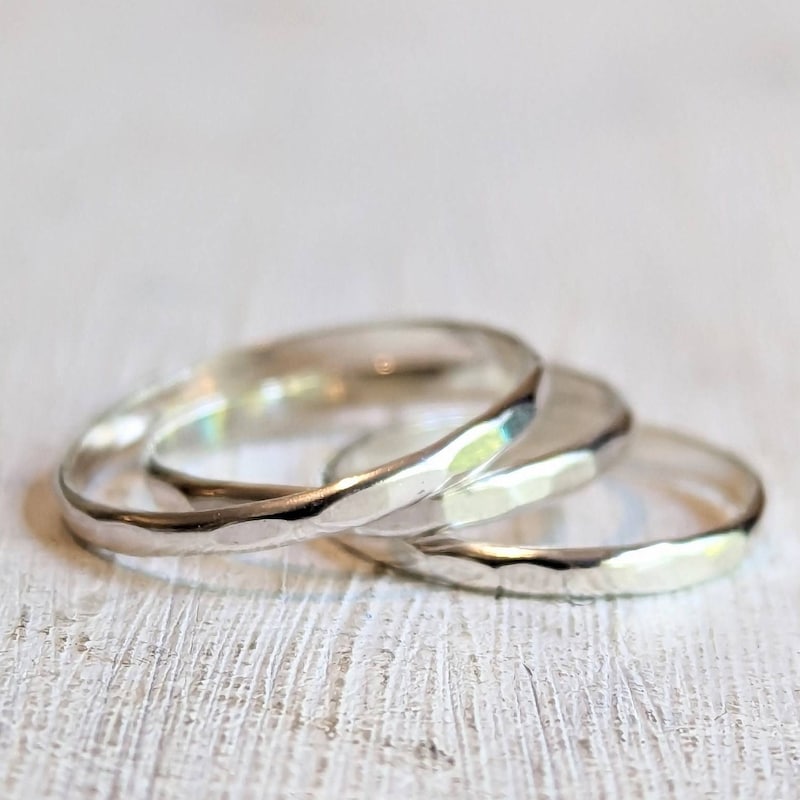 Shiny Silver Ring - Etsy