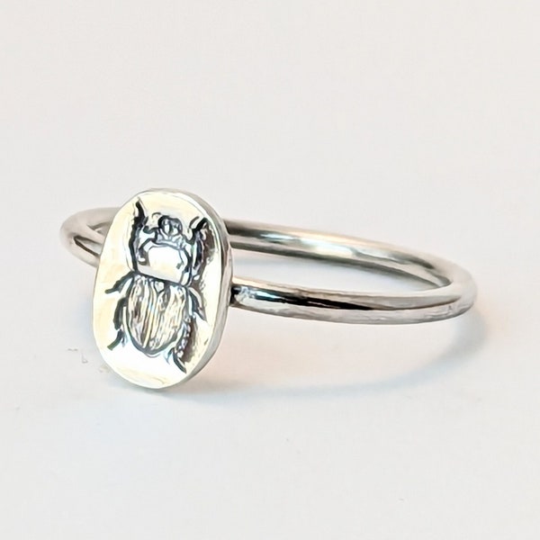Beetle Ring - Etsy