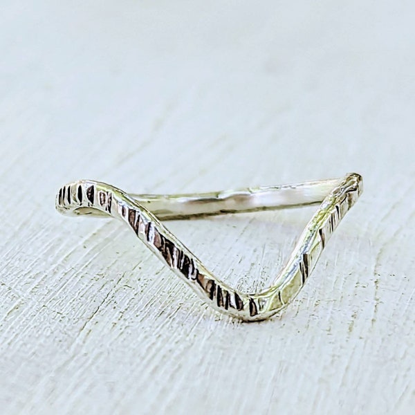 Chevron Ring - Etsy
