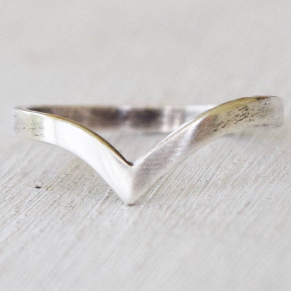 Modern Silver Ring - Etsy
