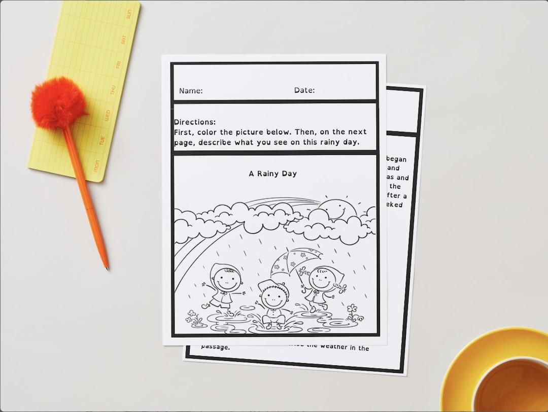 Weather Worksheet Bundles - Etsy