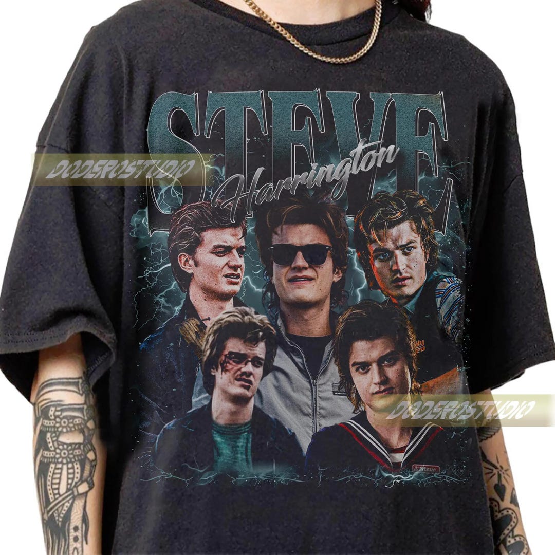 Steve Harrington PNG SVG | 90s Bootleg Vintage Style | Retro Fan Art ...