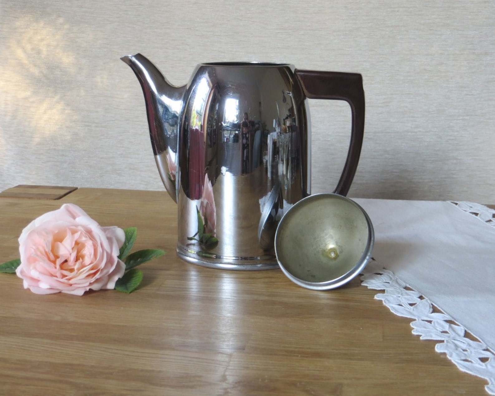 Vintage Coffee Pot Stainless Steel Coffee Pot Soviet Vintage - Etsy