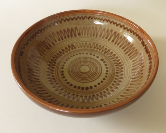 Vintage Pottery Bowl Ceramic Bowl Serving Bowl Pottery Candy | Etsy