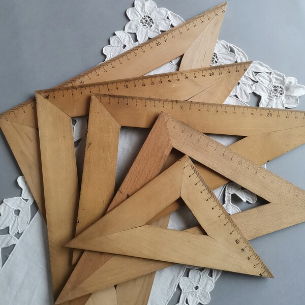 Vintage Wooden Ruler - Etsy