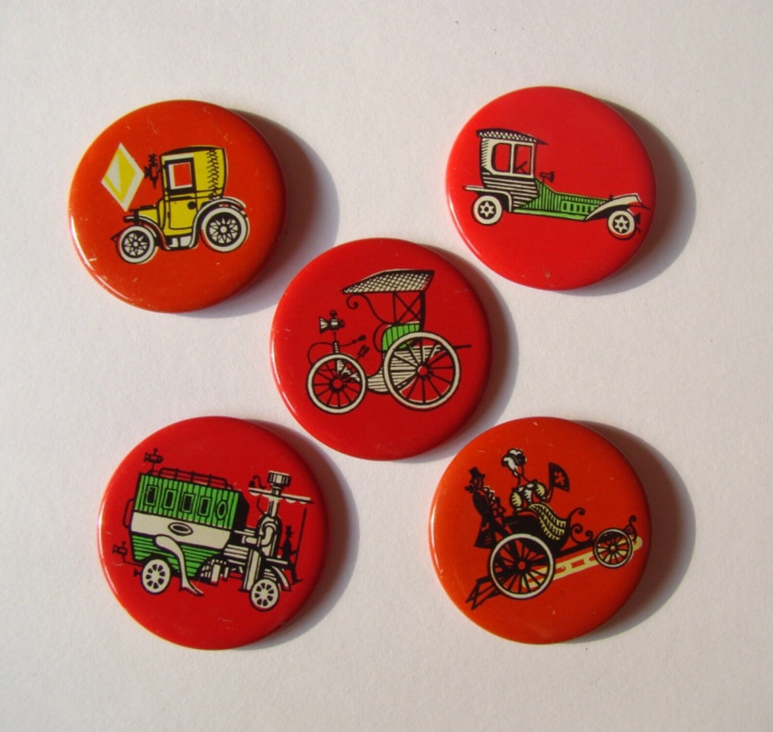 Soviet Vintage Pins Red Hat Pins Red Badges Collection Retro - Etsy