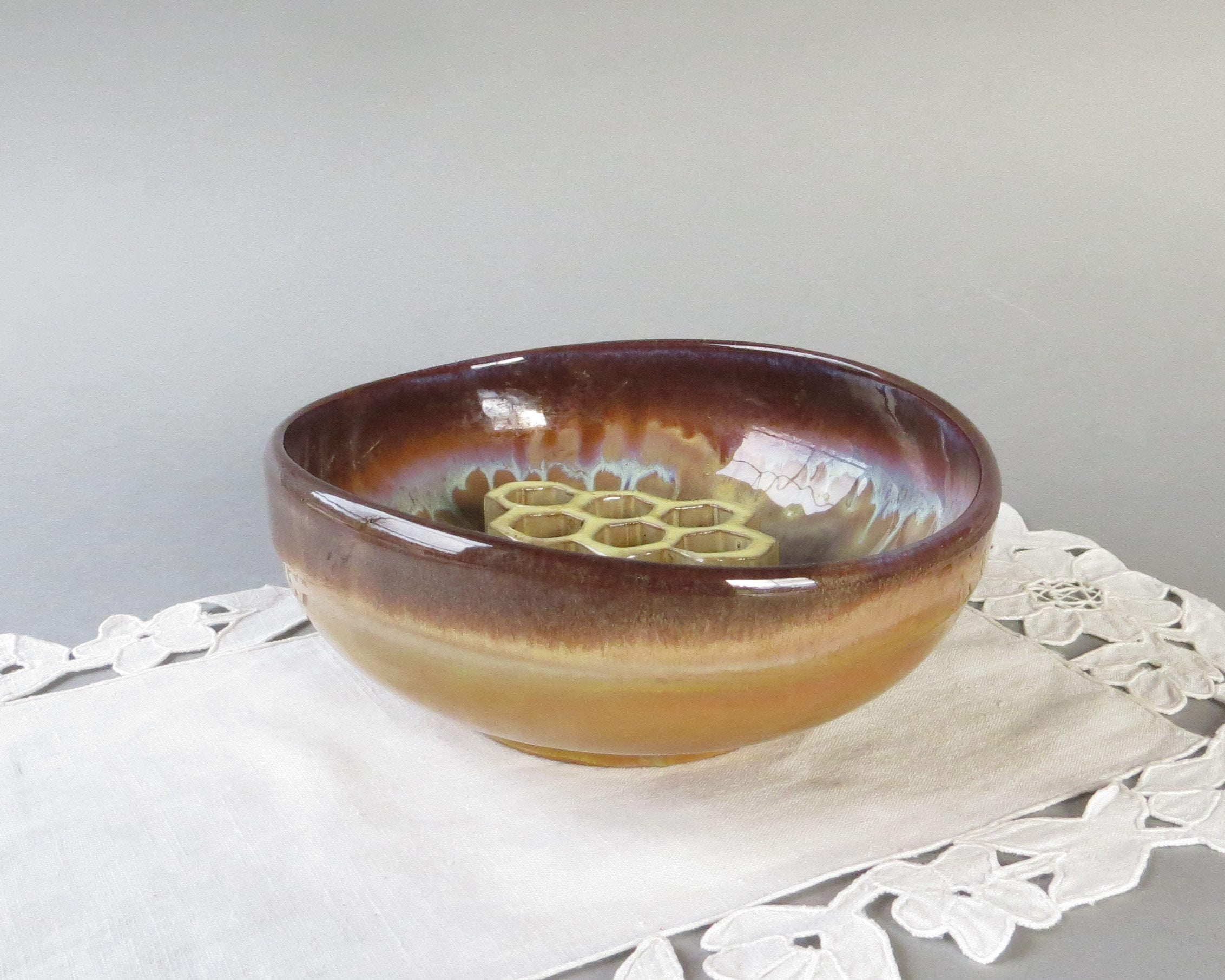 Vintage Bee Cells Ceramic Vase Pottery Vase Flower Vase Handmade ...