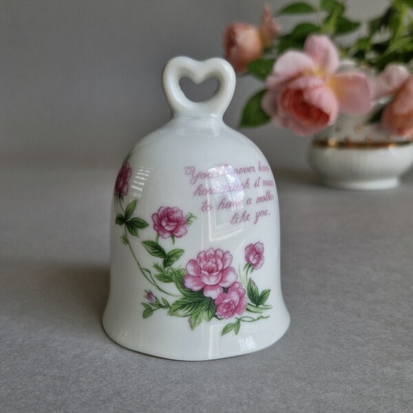 Lefton Rose Bell - Etsy