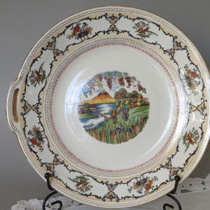 Vintage Serving Plate German Porcelain Plate Large Plate Chinese Design ...