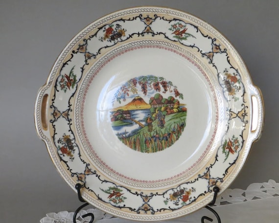 Vintage Serving Plate German Porcelain Plate Large Plate | Etsy