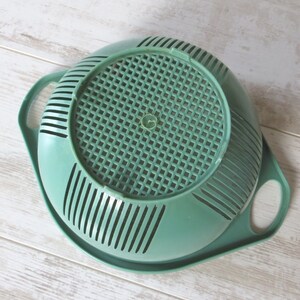 Vintage Colander Strainer Plastic Colander Green Colander Strainer - Etsy