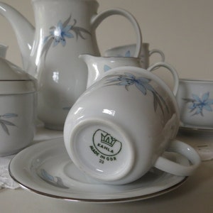 Vintage Kahla Coffee Set Espresso Set Tea Set Floral Porcelain Retro Kitchen Vintage Porcelain ...
