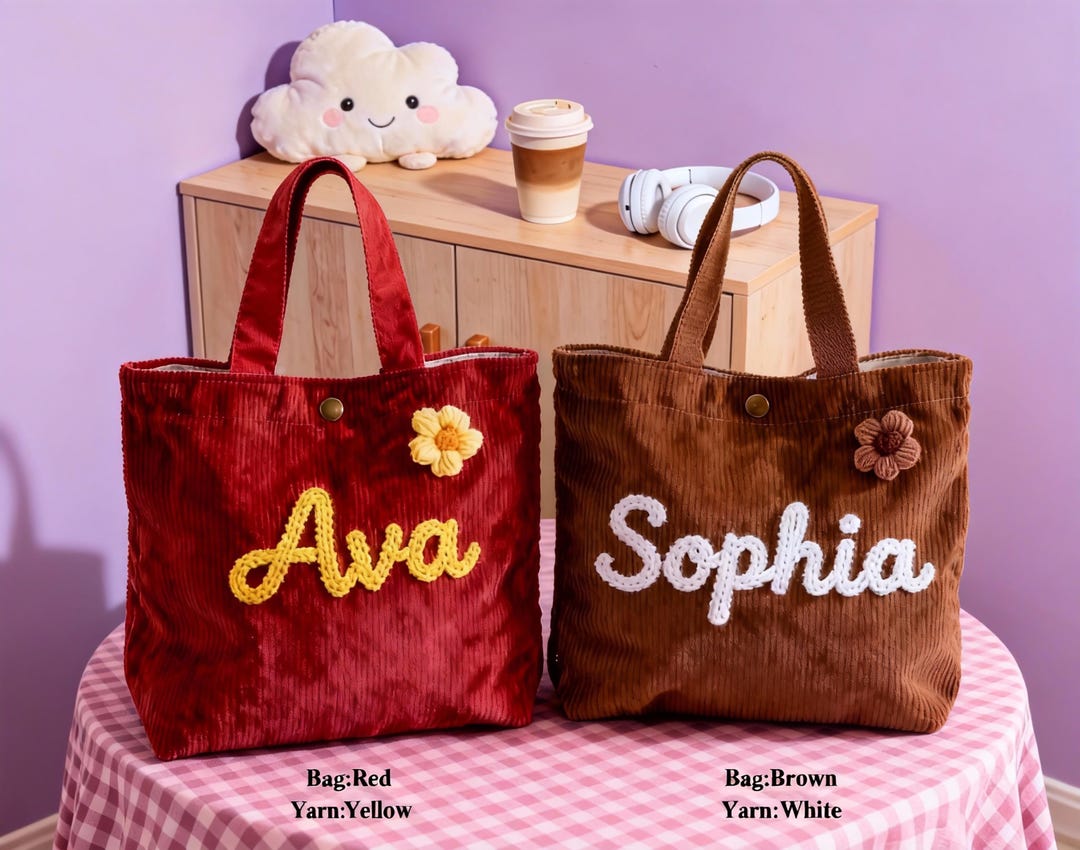 Personalized Name Handbags, Custom Name Handbag as Baby Shower Gifts ...