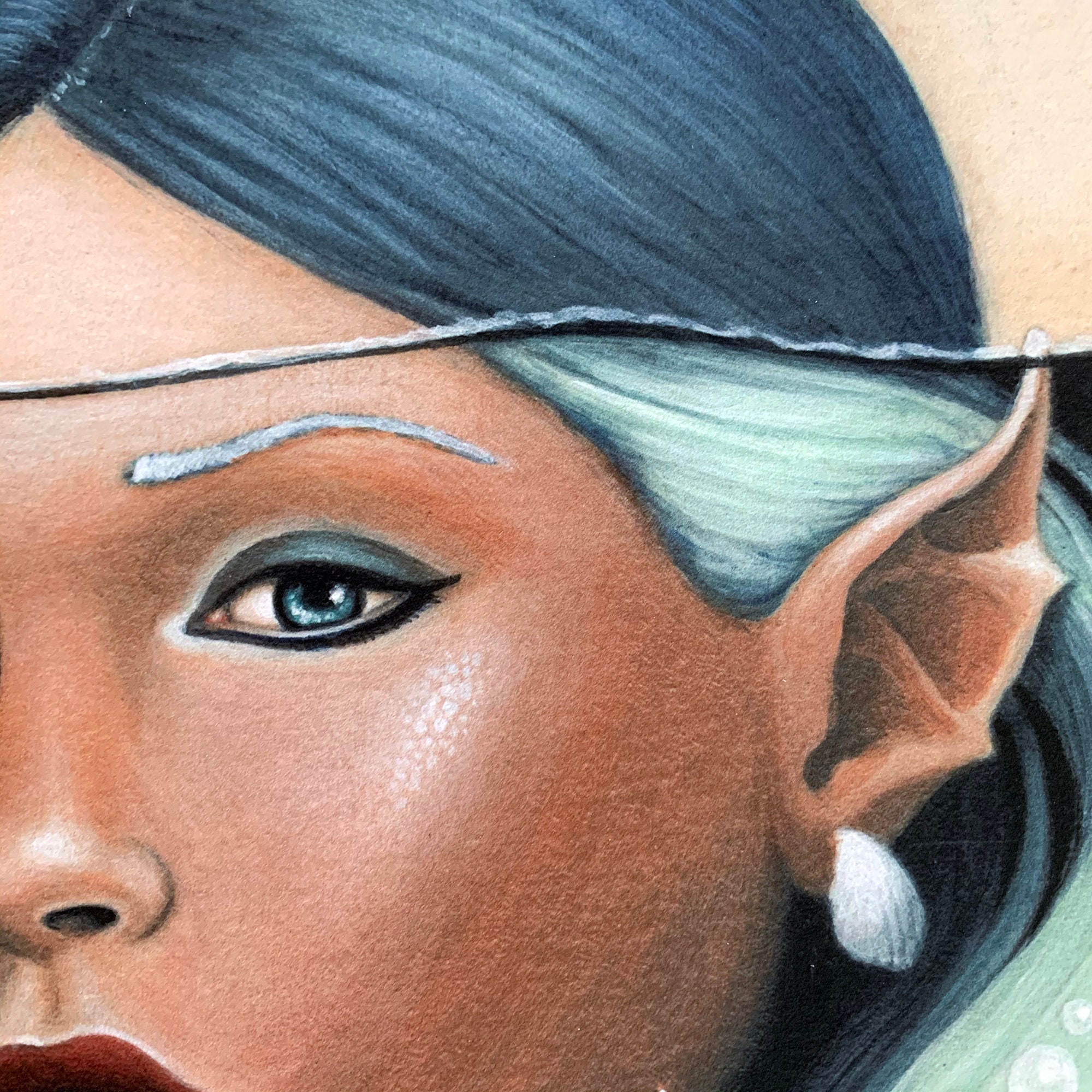 Mermaid Fantasy Art Fathom 8 X 10 Art Print - Etsy