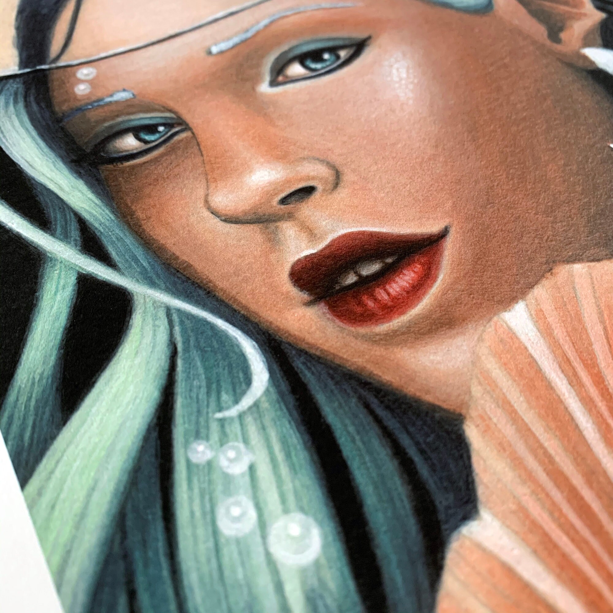 Mermaid Fantasy Art Fathom 8 X 10 Art Print - Etsy