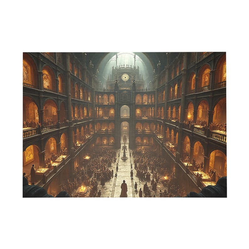 Greek Mythology Puzzle Feast of the Pantheon | 1000 Piece Jigsaw of ...