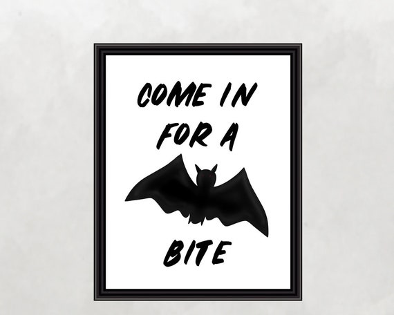 Come in for A Bite Printable Porch Printable Door Decor - Etsy