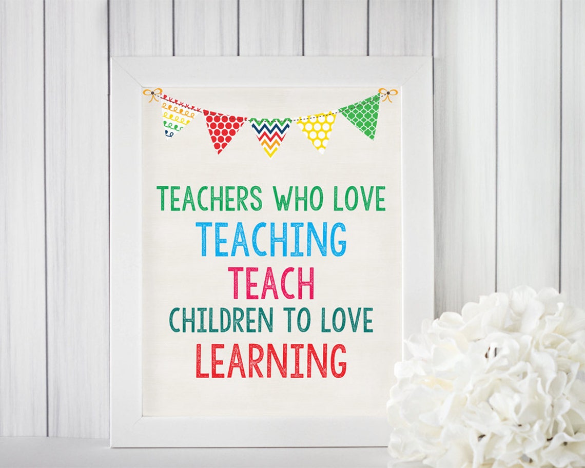 8x10 Teacher Appreciation Printable Teacher Gift End of School Year ...