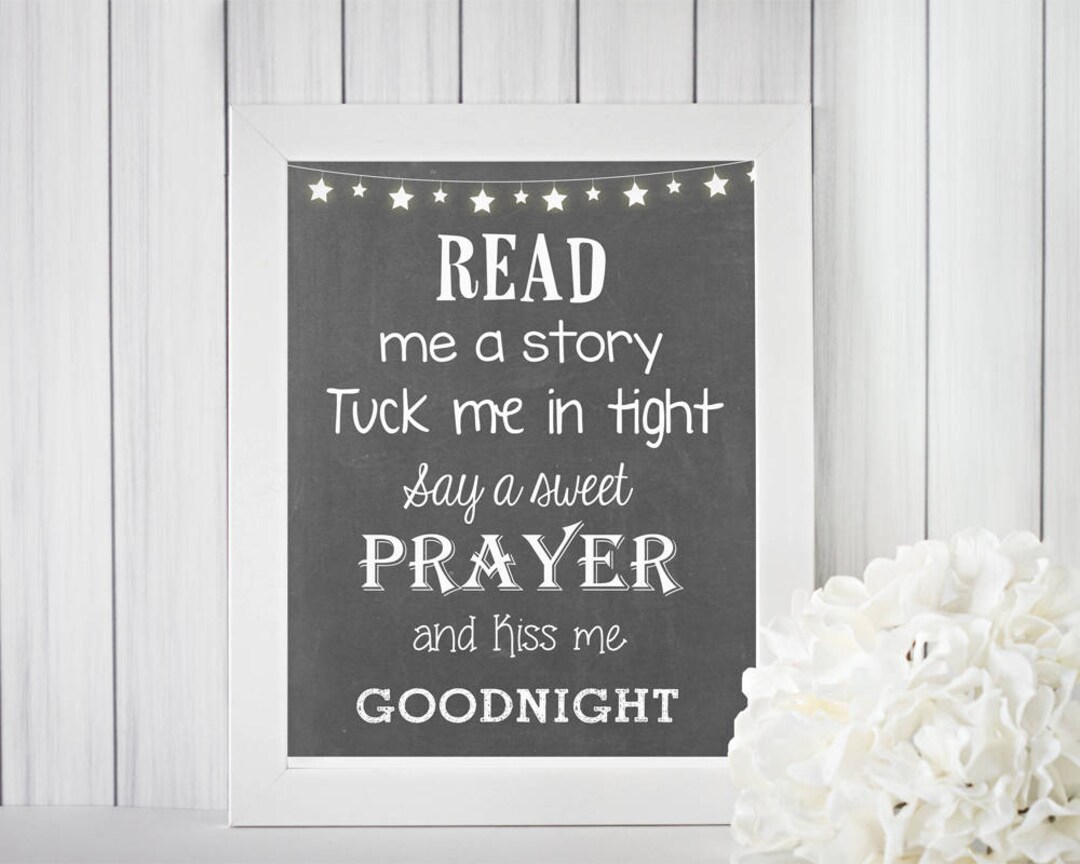 Read Me A Story | Nursery Printable | 8x10 - INSTANT DOWNLOAD - Etsy