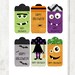 Halloween Party Tags | Party Favor | Gift Tags - INSTANT DOWNLOAD - Etsy