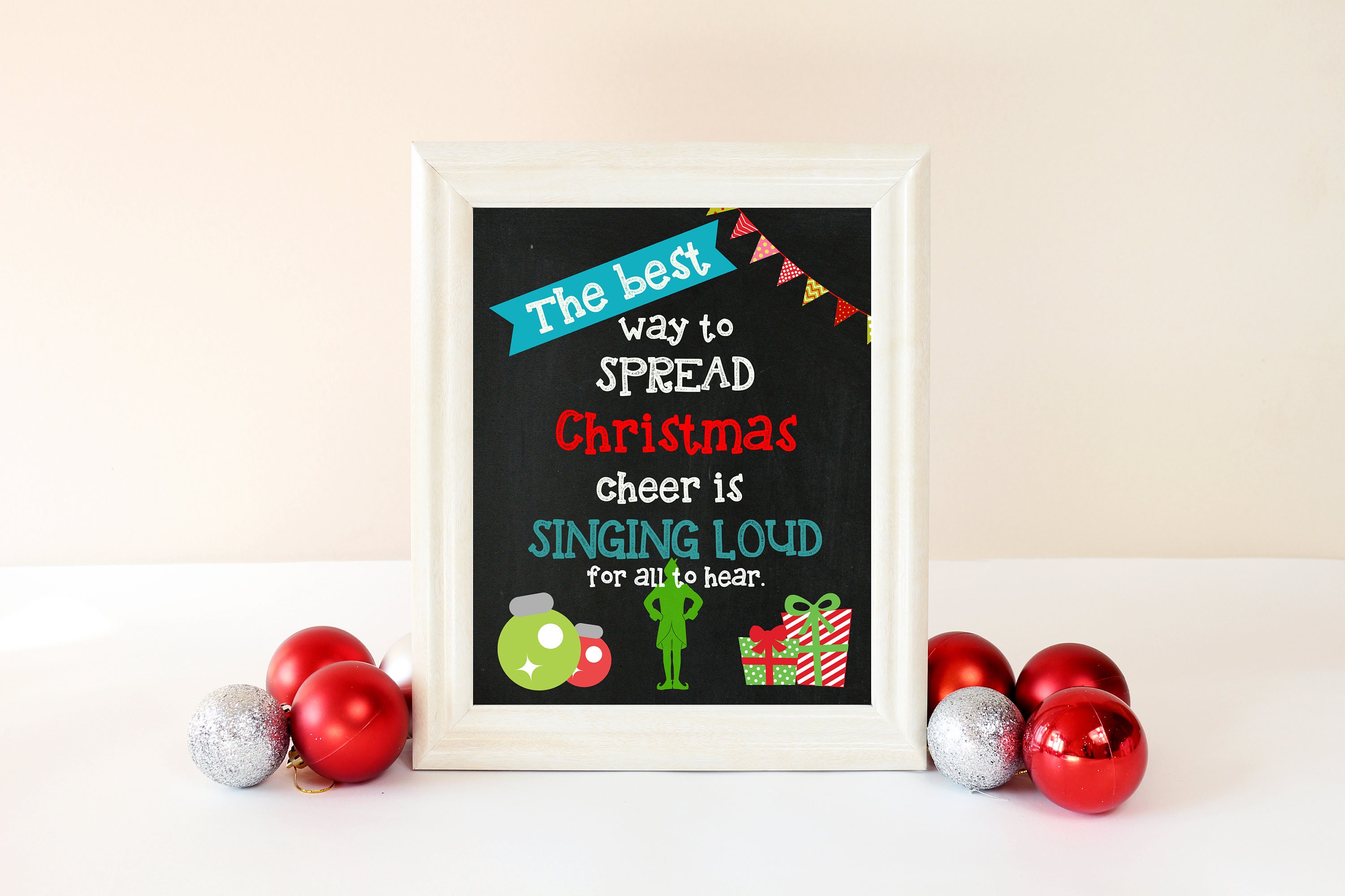 8x10 Buddy the Elf Christmas Printables Set of 4 Christmas - Etsy