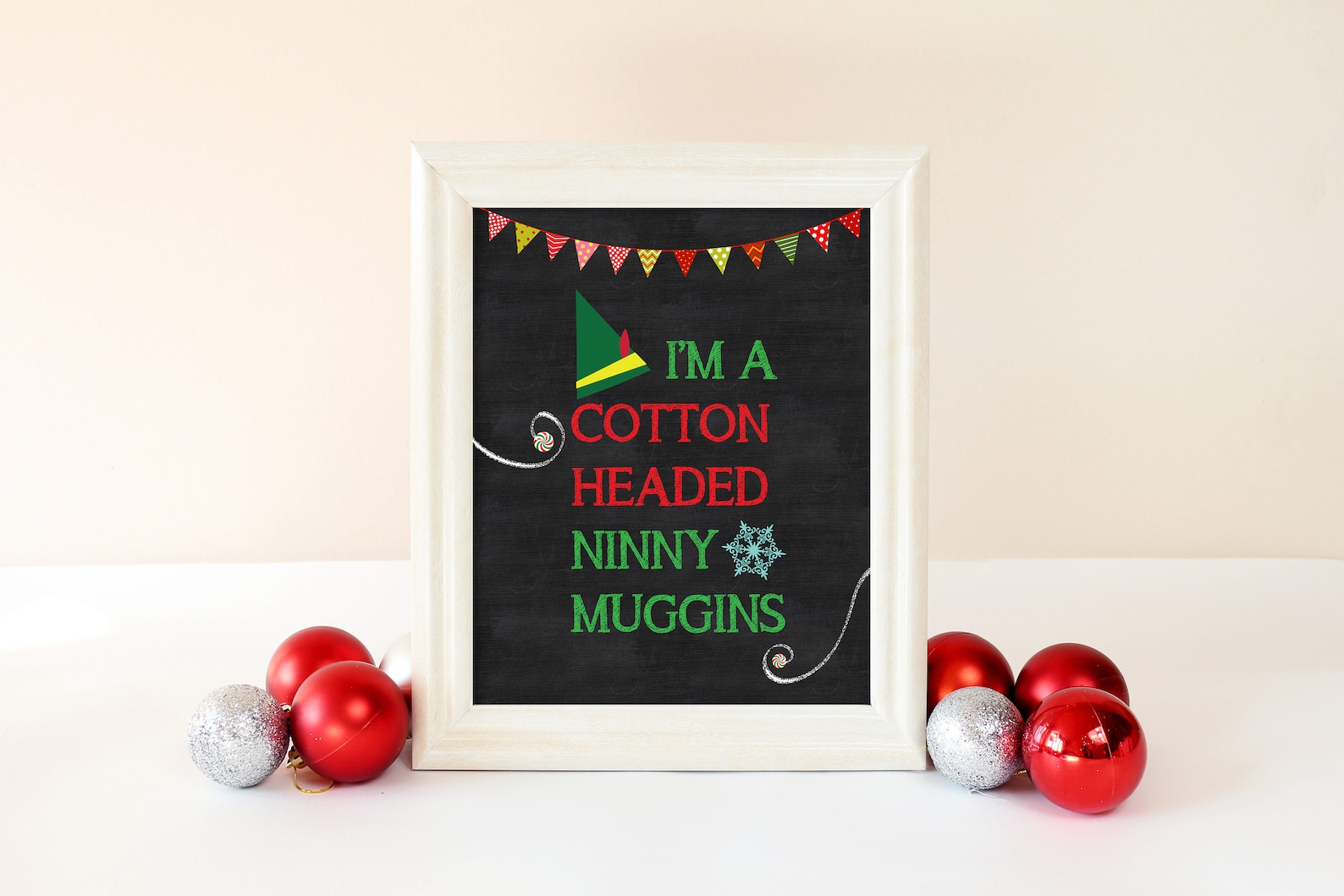8x10 Buddy the Elf Christmas Printables Set of 4 Christmas - Etsy