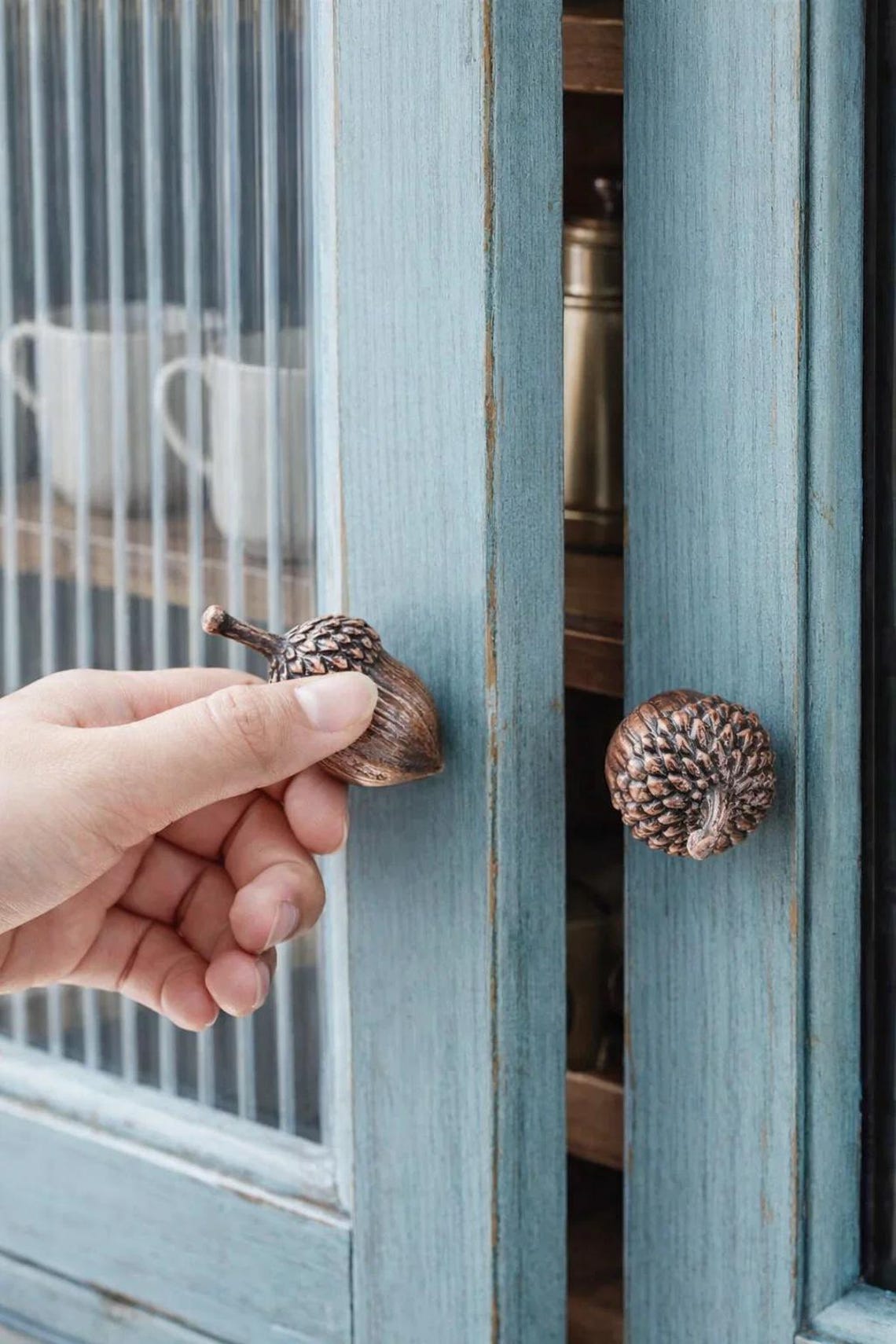 Vintage Cabinet Door Handle | Rustic Retro Drawer Pull | Handmade ...