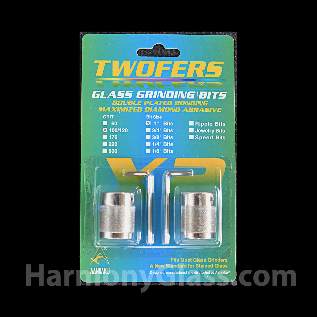 Twofers Glass Grinding Bits, Standard Grit, 1" or 3/4" Diameter - Etsy