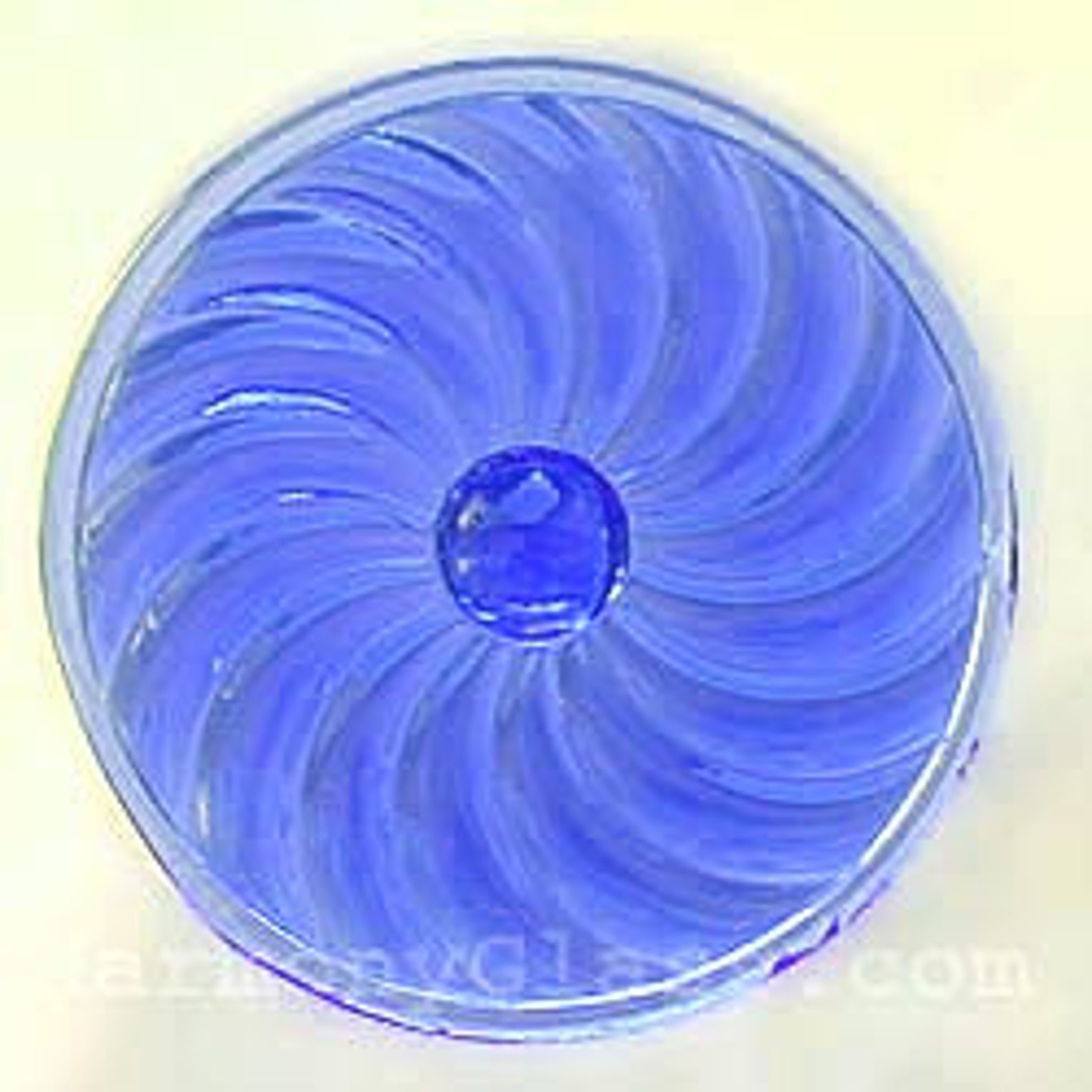 Light Blue Pinwheel Stained Glass Jewel 50mm - Etsy