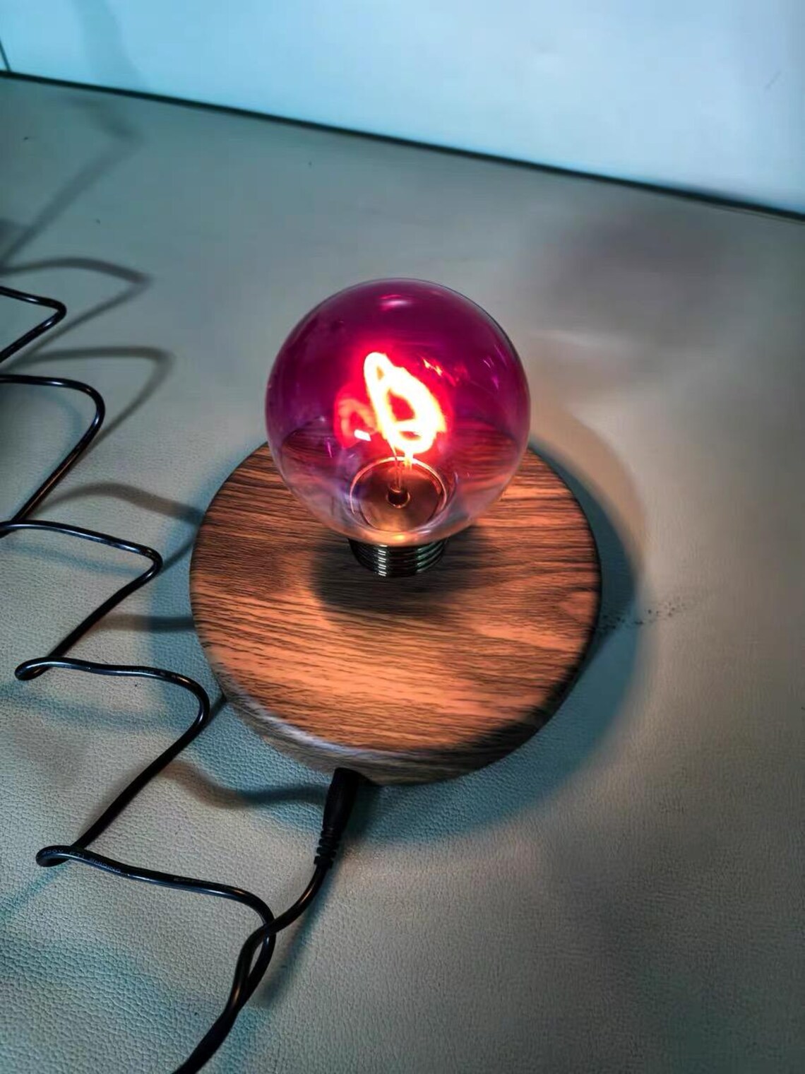 Magnetic Levitation Heart Night Lamp, Floating Desk Decor, Romantic ...