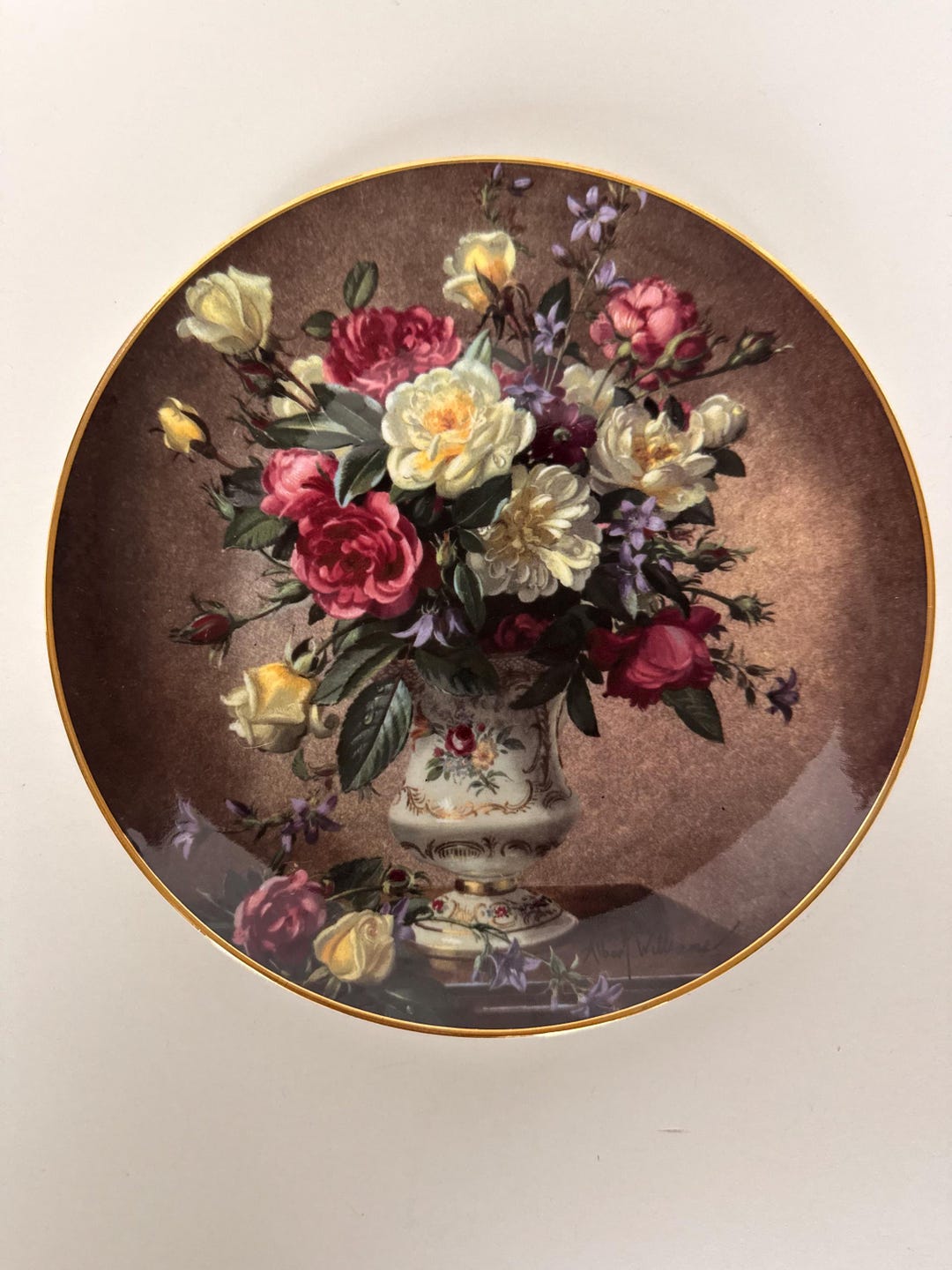 Royal Bouquet Fine Bone China Decoration Plate - Etsy