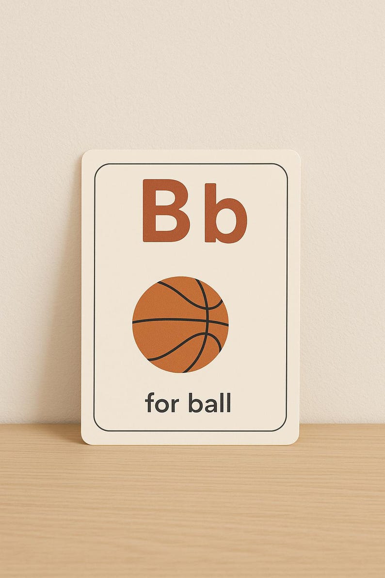 Printable Alphabet Flashcards A–Z | Nursery Wall Art | ABC Learning ...