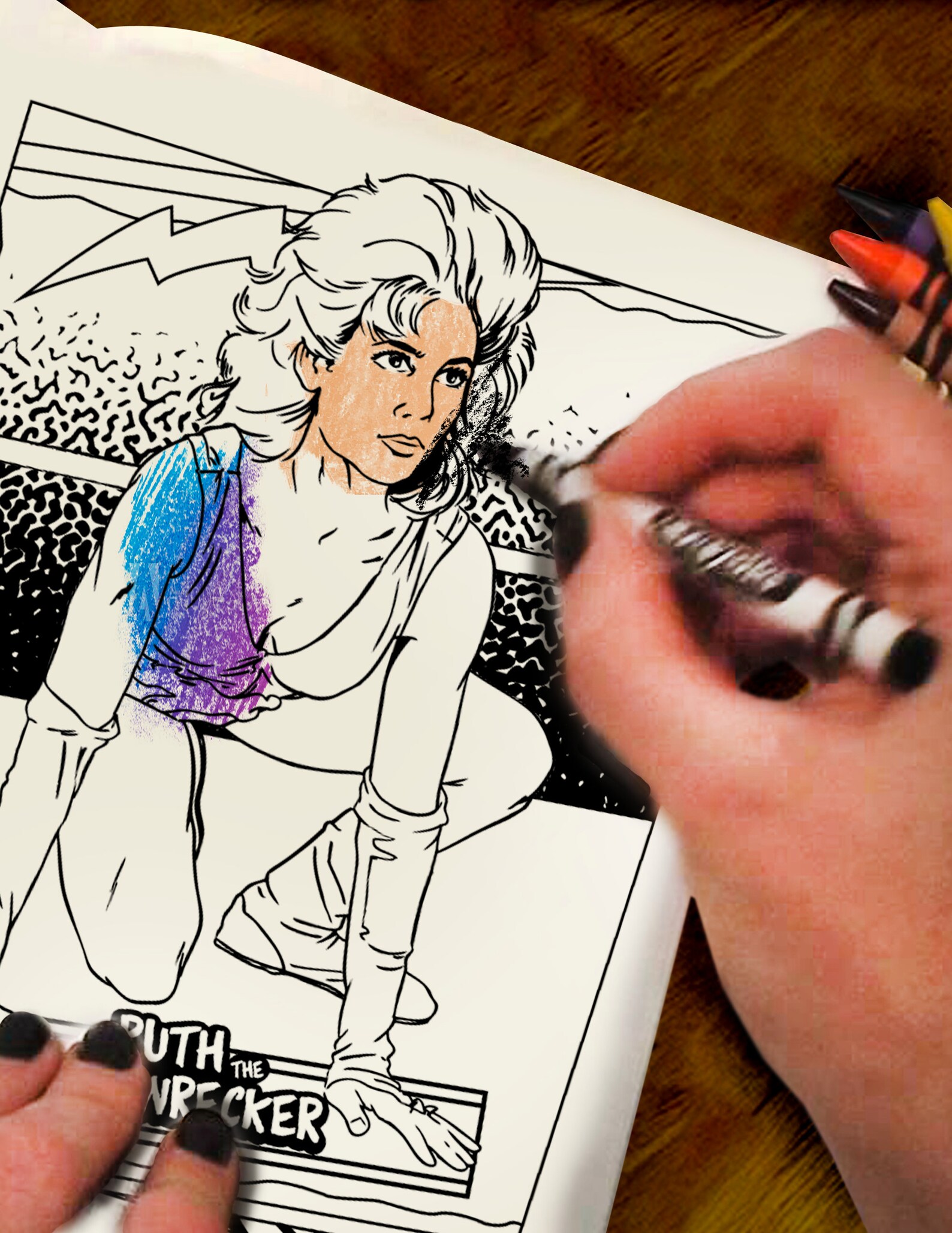 Netflix GLOW Coloring Book - Etsy