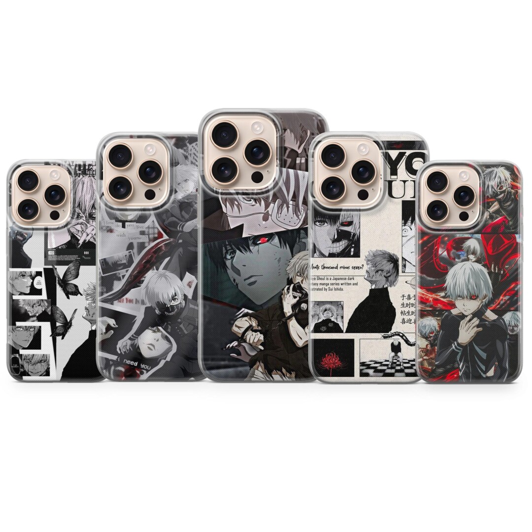 Ken Kaneki Phone Case – Tokyo Ghoul Anime Cover for iPhone 17 Air 16e ...