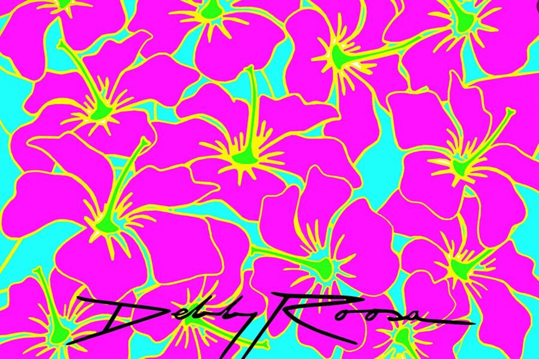 Hibiscus Flowers Illustration Digital Image, 300 Dpi, Jpg File. - Etsy