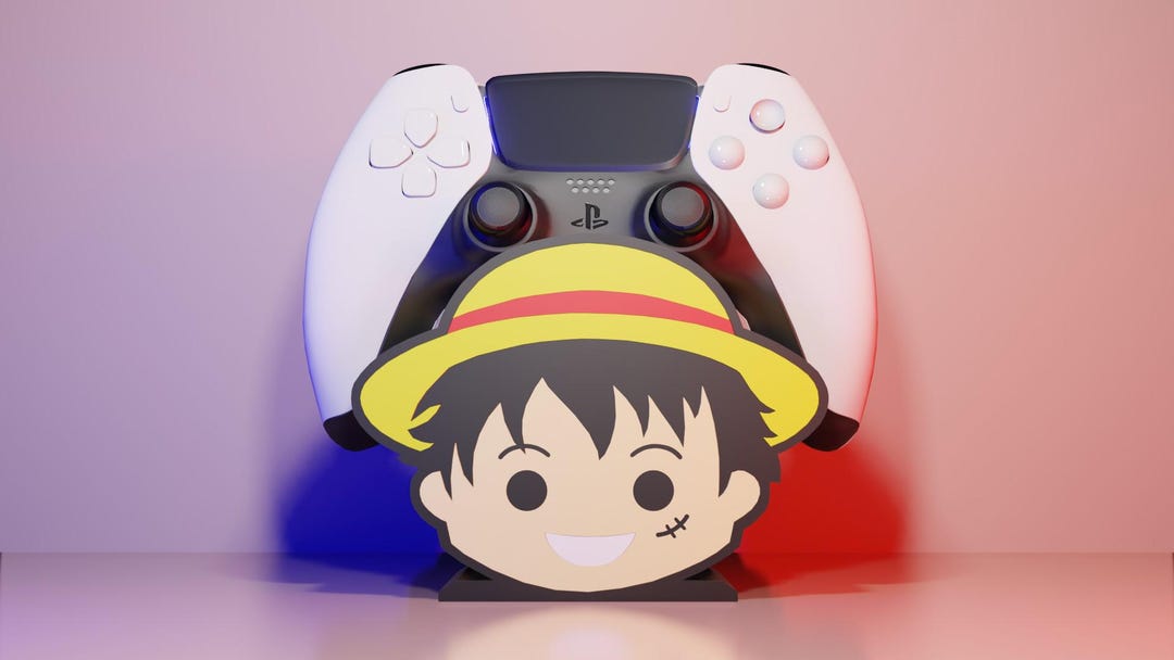One Piece Luffy Controller Holder, Universal PS5 Xbox Nintendo Stand ...