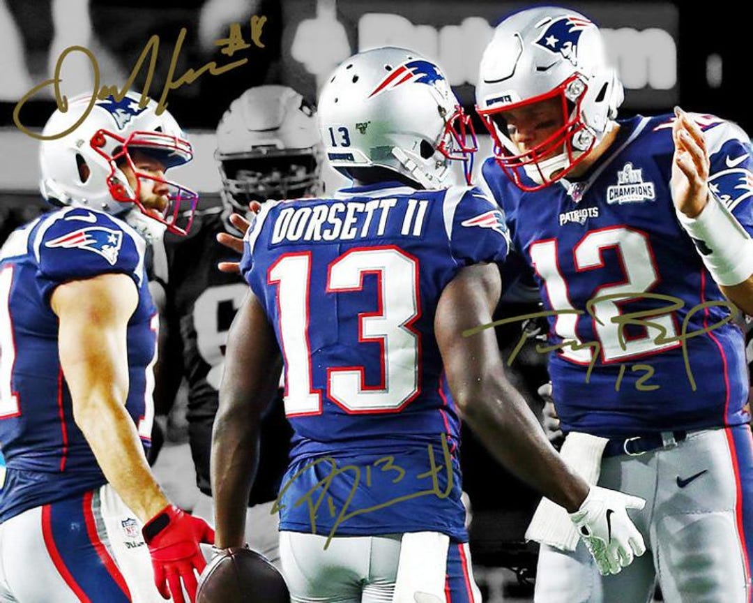 Autographed New England Patriots Players, Football Enthusiast, NFL Fan ...