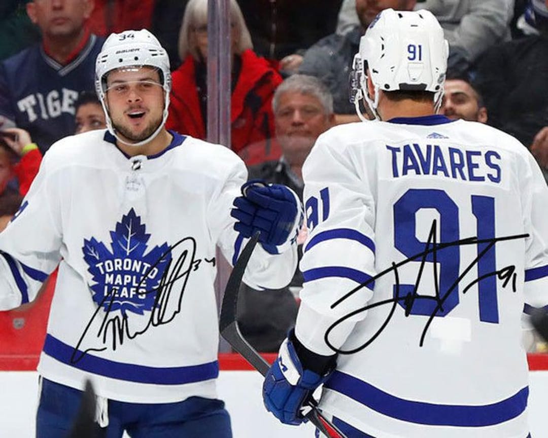 John Tavares Toronto Maple Leafs Autographed Duo Photo, Hockey Print ...