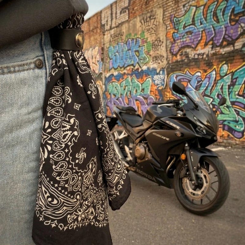 Bandana Leather Loop - Etsy