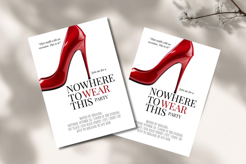 Girls Night Invitation, Girls Night Out Invite, Editable Printable ...