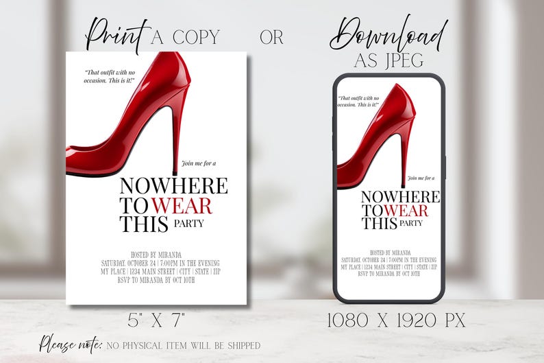 Girls Night Invitation, Girls Night Out Invite, Editable Printable ...