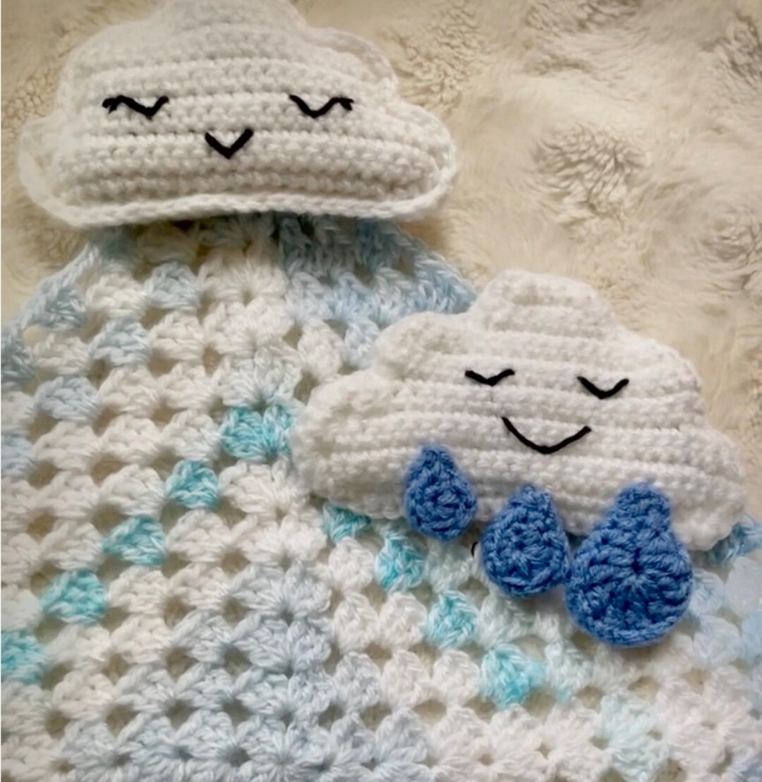 PDF Cloud Sensory Toy Pattern, Cloud Rattle Pattern, Cloud Lovey ...