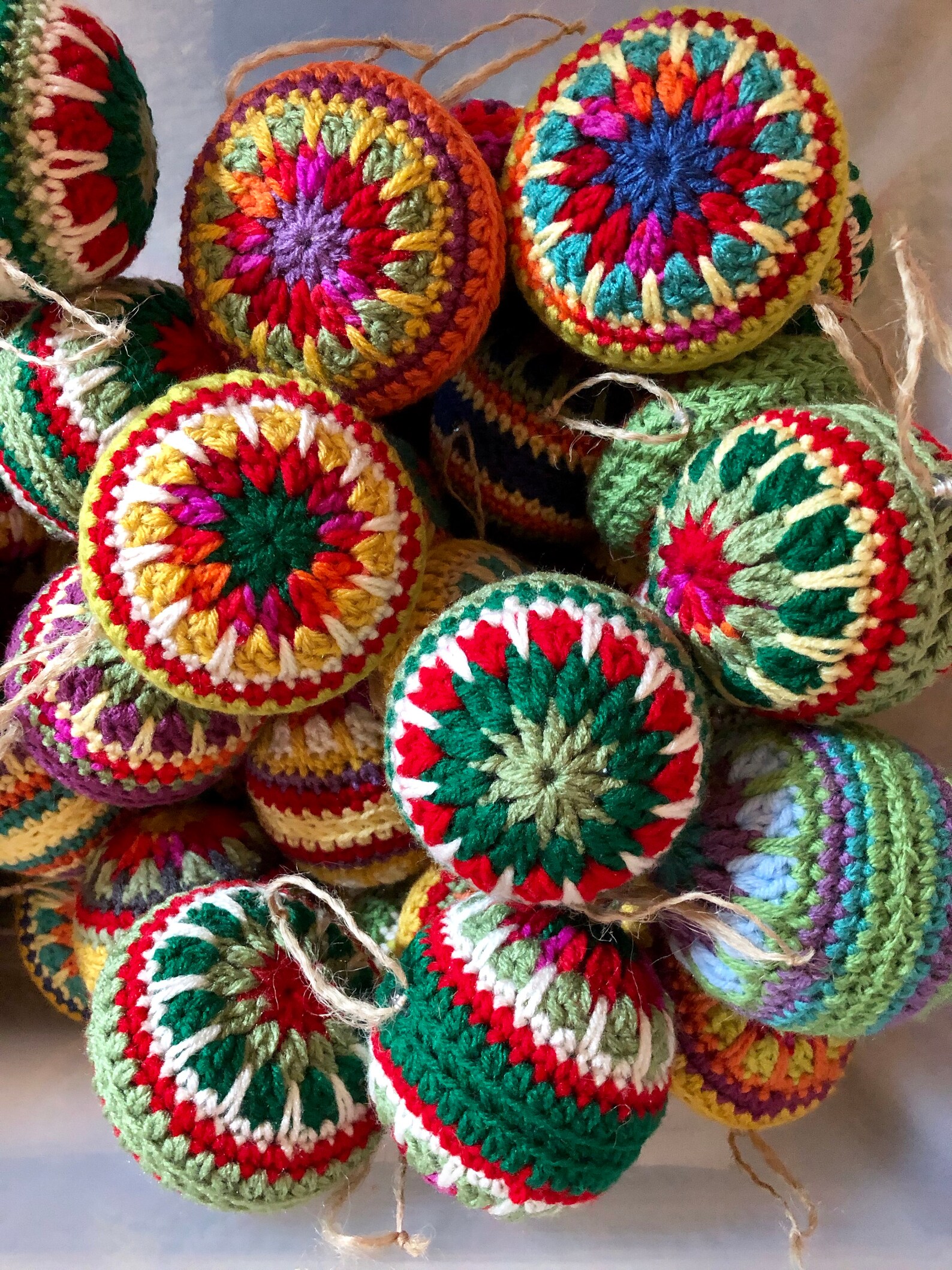 Crochet Ornament Pattern, Christmas Ornament Pattern, Patron Para ...