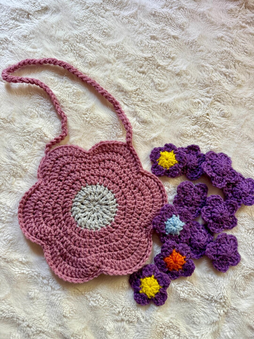 Crochet Flower Memory Game Pattern, PDF Game Pattern, Crochet Memory ...