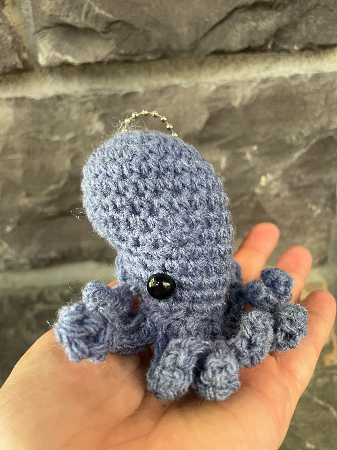 Crochet Kraken Keychain, Crochet Kraken Bag Charm, Handmade Kraken ...